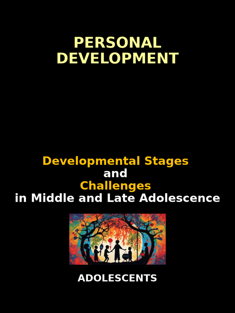 Adolescent Development Stages & Challenges | PDF | Adolescence | Social ...