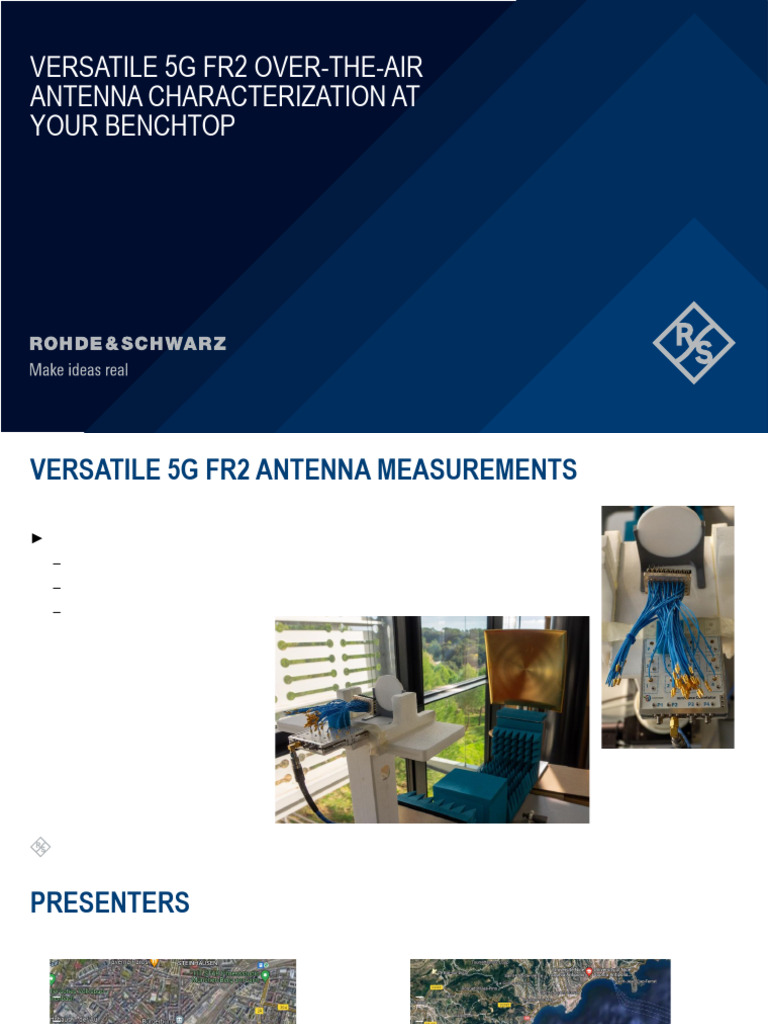 在 Benchtop 上進行多功能 5G FR2 無線天線檢定 | PDF | Antenna (Radio) | Extremely High Frequency