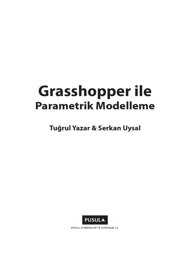 Grasshopper Ile Parametrik Modelleme PDF Free | PDF