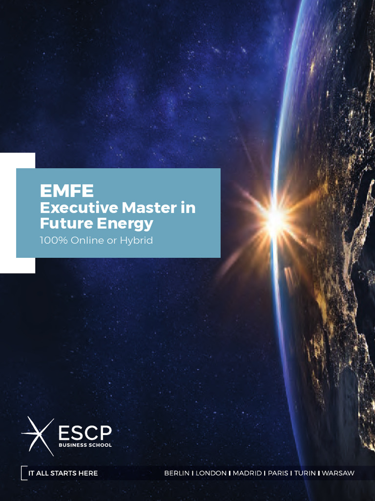 Executive Master in Future Energy Overview | PDF | Economies | Business