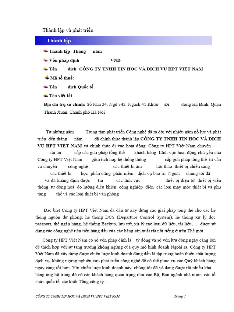 1. Giới Thiệu Công Ty | PDF