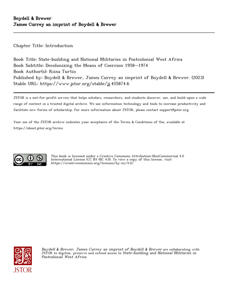 National Militaries in Postcolonial Africa | PDF | State (Polity) | Guinea