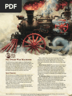 Infernal War Machines: Stat Blocks | PDF