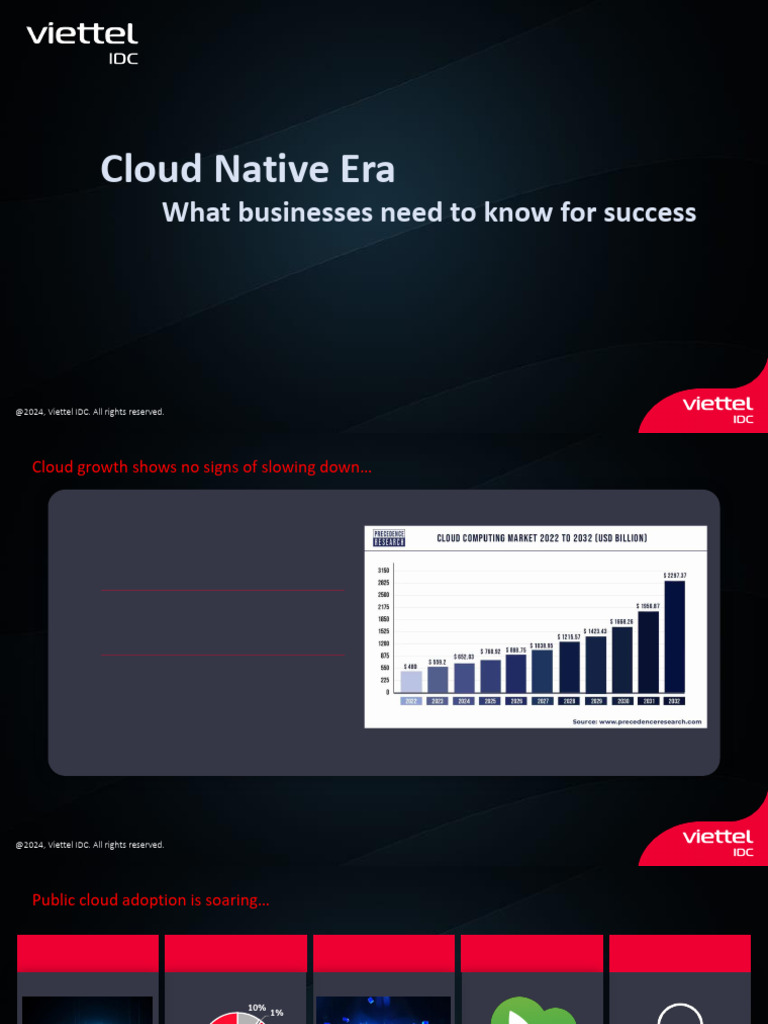 1.viettel IDC - Navigating The Cloud Native Era | PDF | Cloud Computing | Scalability