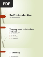 Introduce Yourself | PDF