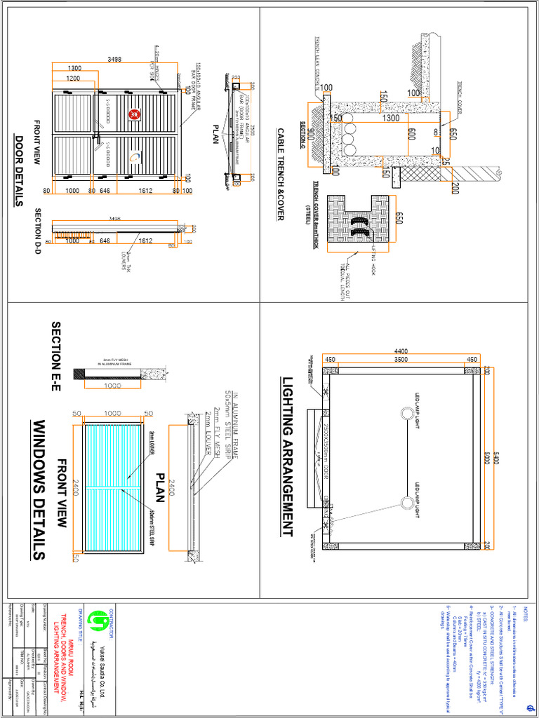 02 Trench, Doors and Windows | PDF | Concrete | Composite Material
