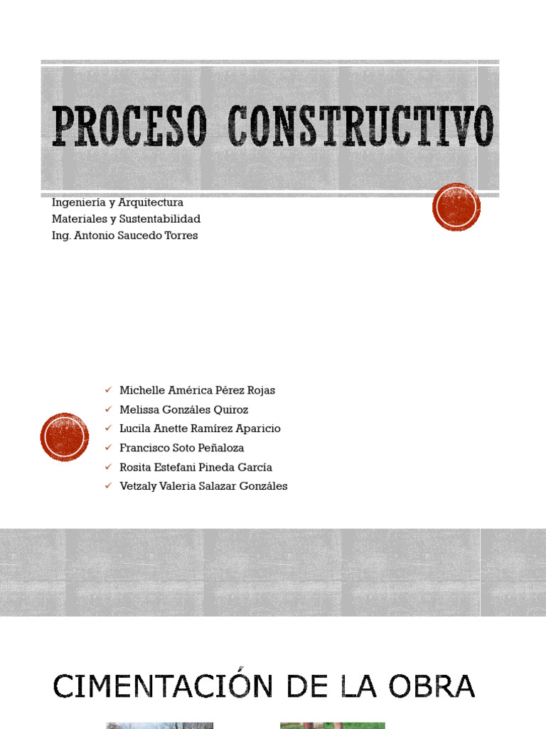 Proceso Constructivo | PDF