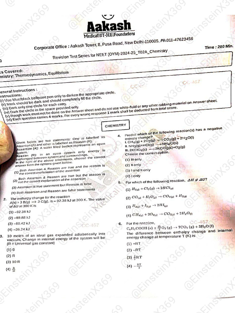 RTS 2 Chemistry | PDF