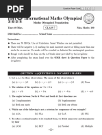 CBSE Class 4 Maths Sample Paper Set 2 With Solutions (2024-25) - FREE ...