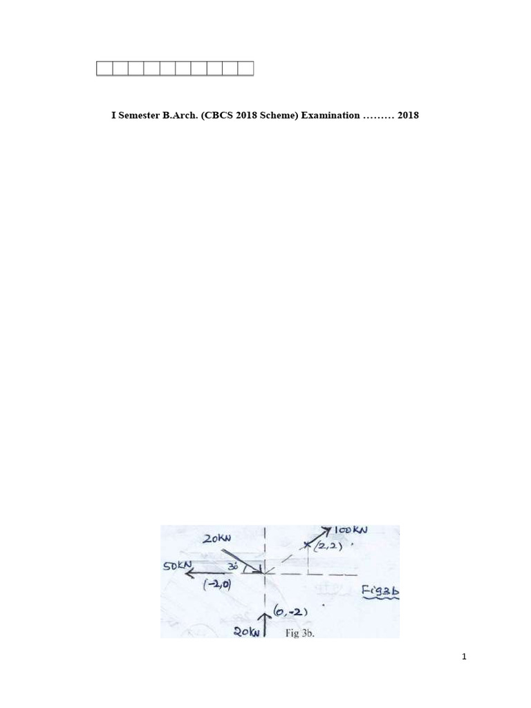 barch-1-sem-eng-building-structures-1-18eng15-v2-2018 | PDF | Beam (Structure) | Force