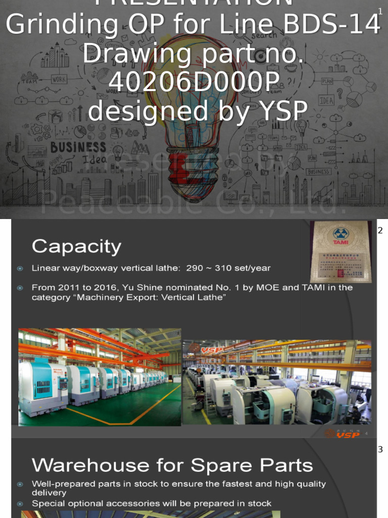 SBG Presentation Grinding OP BDS-14 241024 | PDF