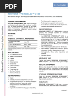 Elementis Bentone 27 Tds | PDF | Paint | Materials