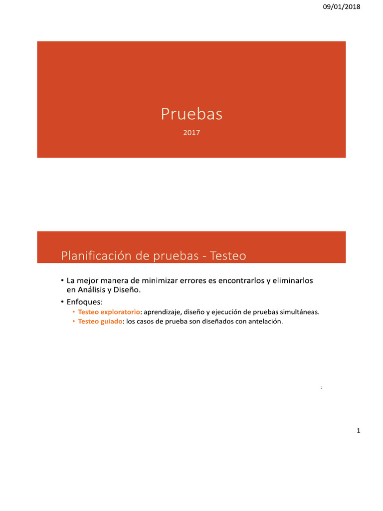 Pruebas II | PDF