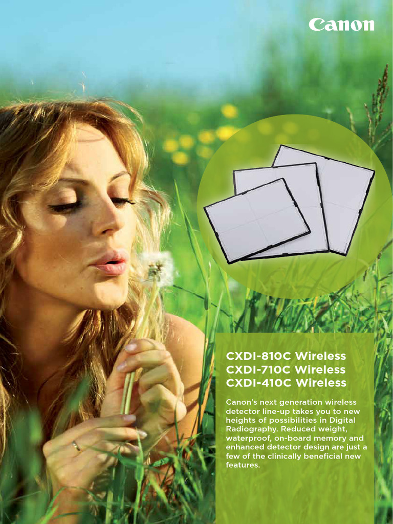 Canon New Flat Panel Detector Range Brochure | PDF | Radiography ...
