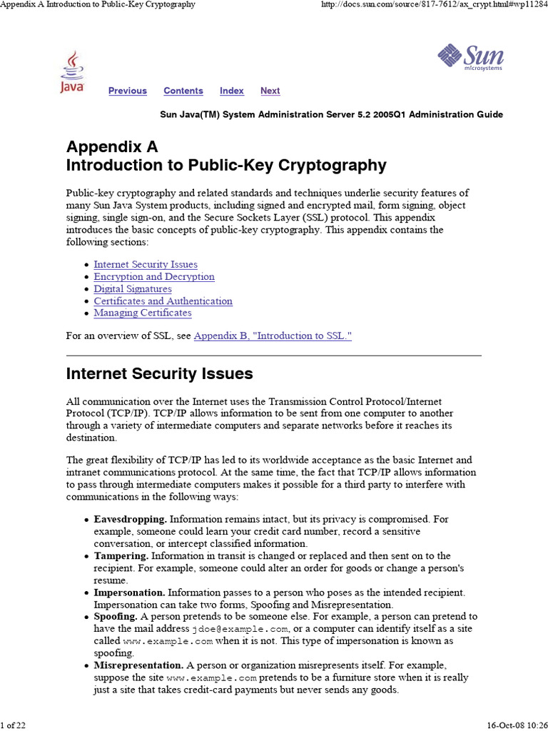 Introduction To Public-Key Cryptography | PDF | Key (Cryptography) | Public Key Cryptography