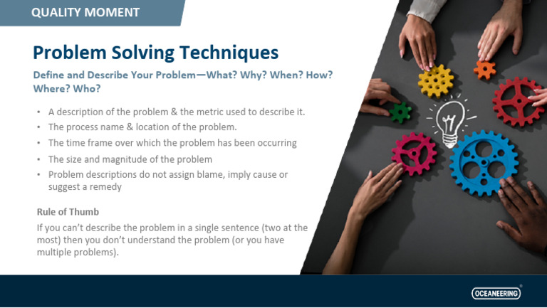 Problem Solving Techniques | PDF