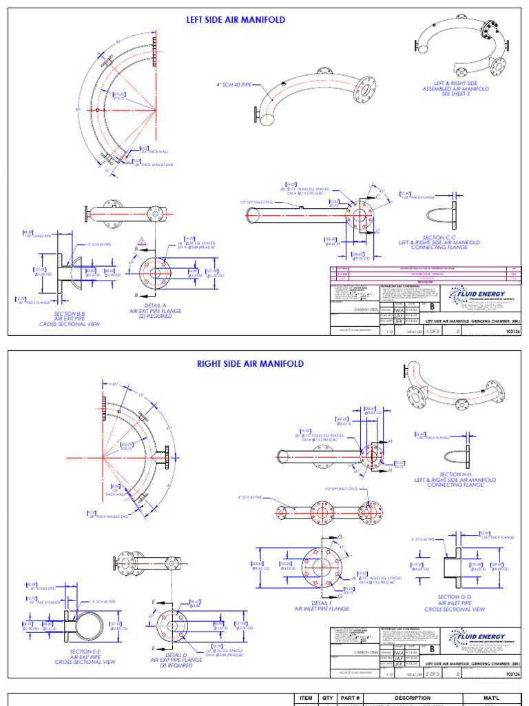 102126.R2 - AIR MANIFOLD | PDF | Pipe (Fluid Conveyance) | Industrial ...