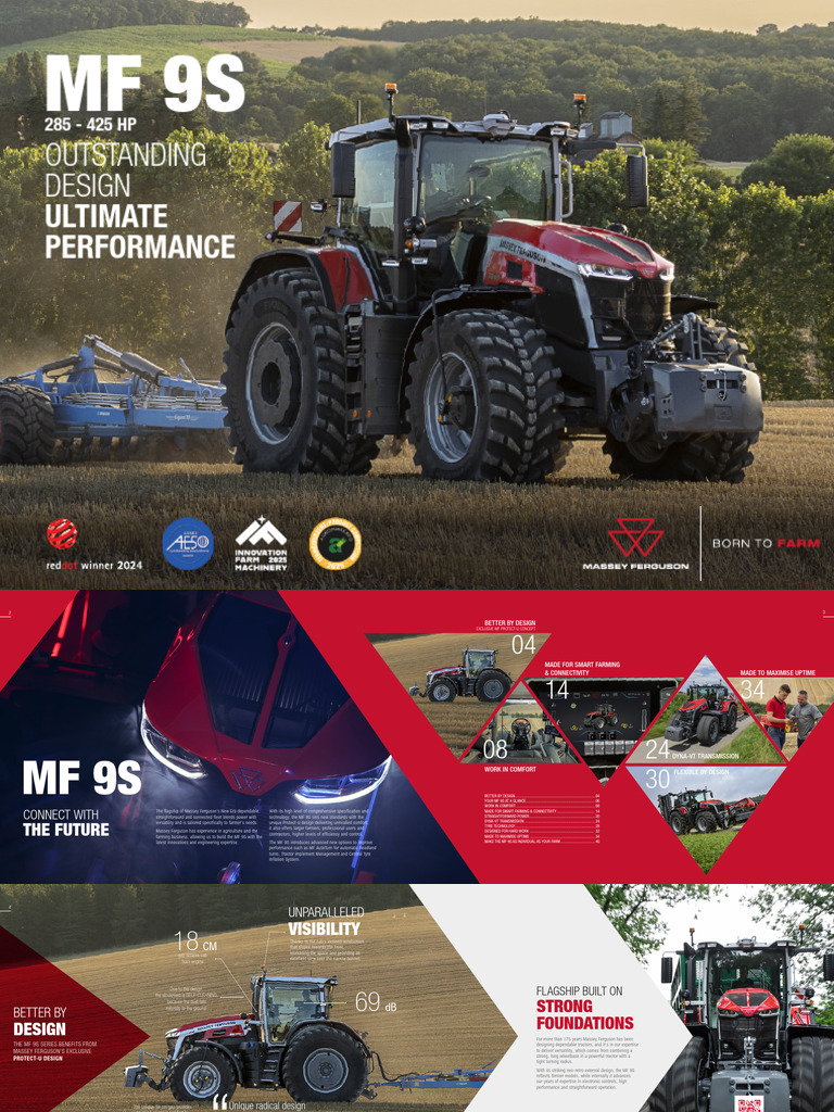 A-A-17930 MF 9S Broch Eng V3 2024 UB1 | PDF | Tractor | Truck