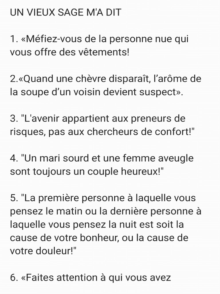 Méfiance | PDF