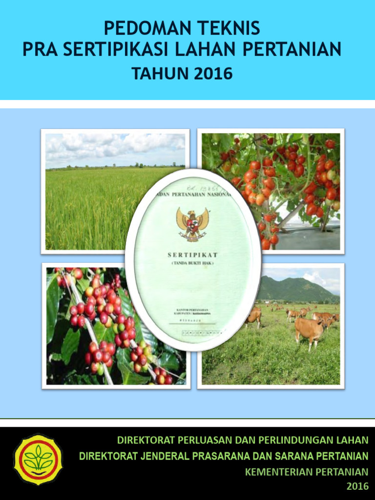 Draft_Pedoman_Teknis_Pra_Sertifikasi_Lahan | PDF