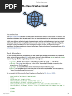 The Open Graph Protocol Design Decisions | PDF | Computers
