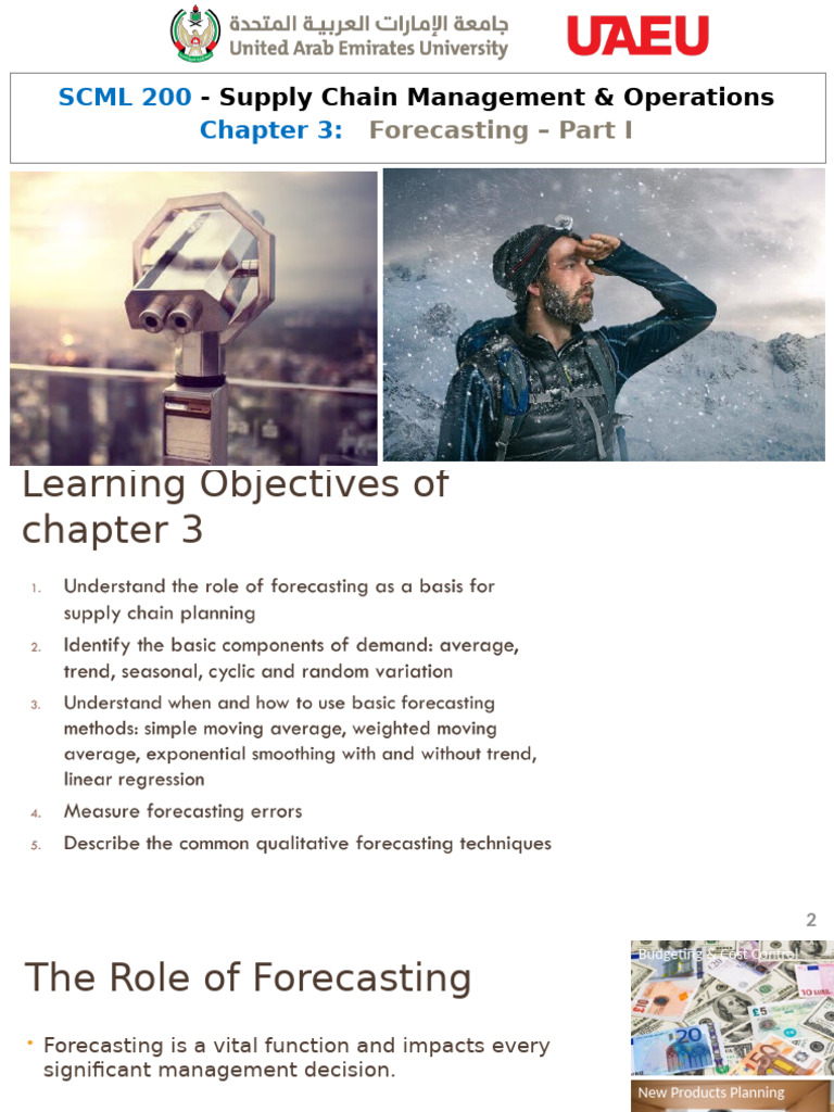 CH03 - Forecasting Part 1 | PDF | Forecasting | Seasonality