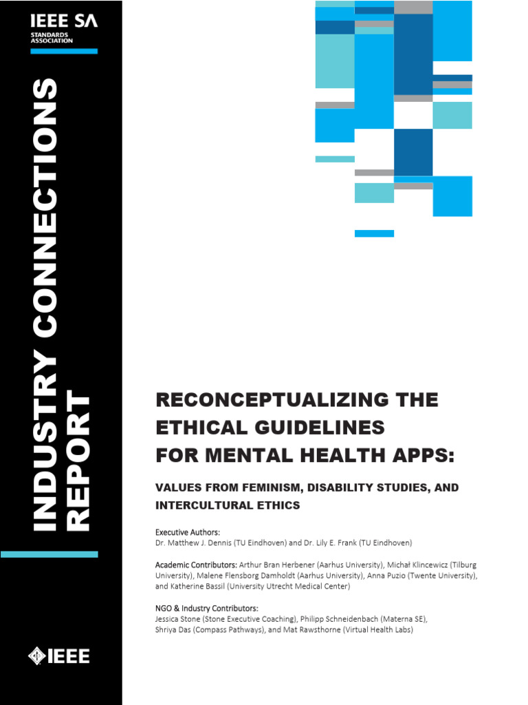 IEEE REPORT (Reconceptualising The Ethical Guidelines For Mental Health ...