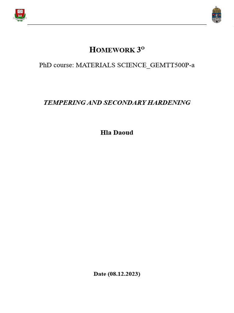 Hla Daoud Material Science3 | PDF | Alloy | Steel