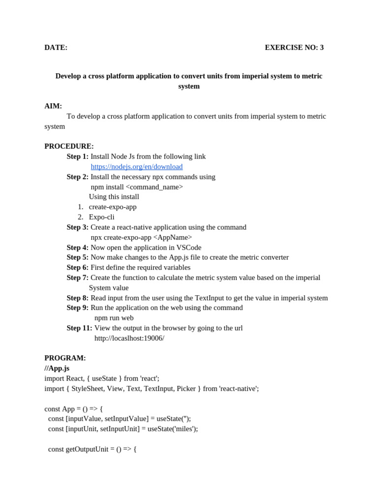 EX3 | PDF | Computing | Software