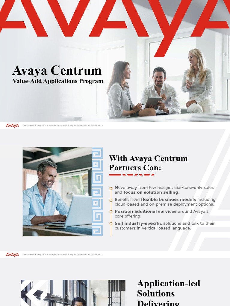 Avaya Centrum Applications - Overview | PDF | Customer Relationship ...