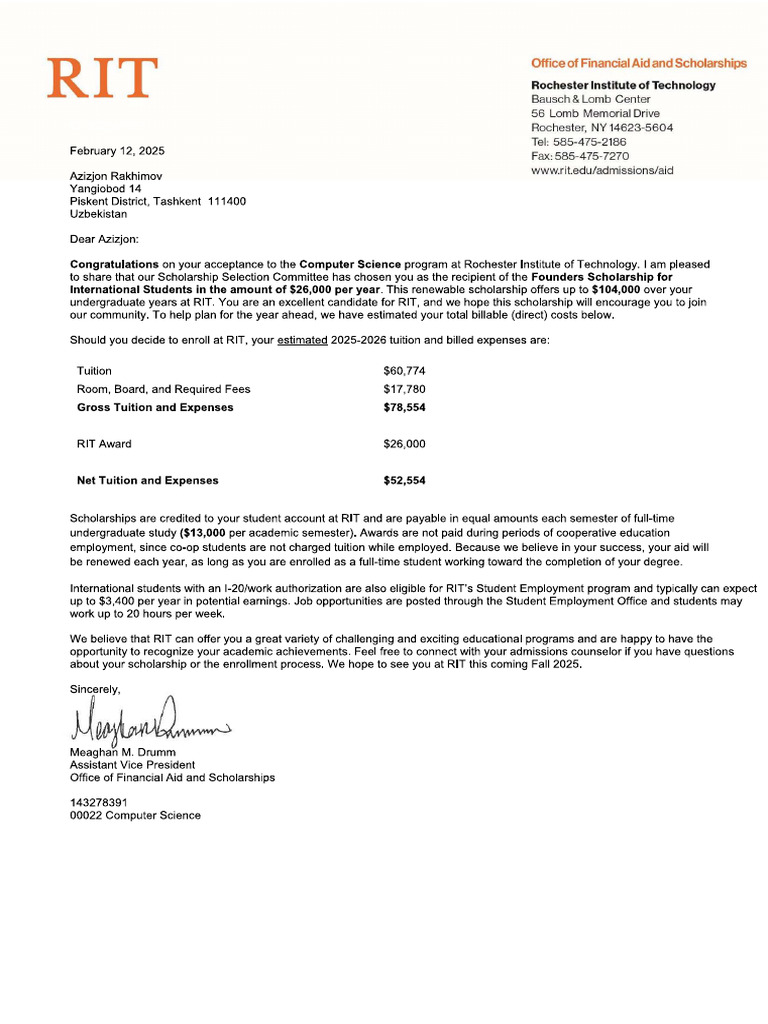 RIT Scholarship | PDF