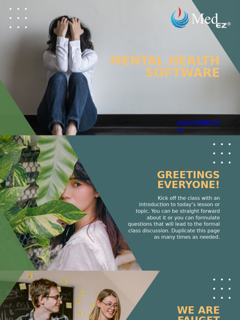 Mental Health Software-Medez | PDF