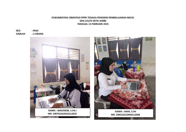 ABSEN ORIENTASI TGL 13 PAGI_compressed | PDF