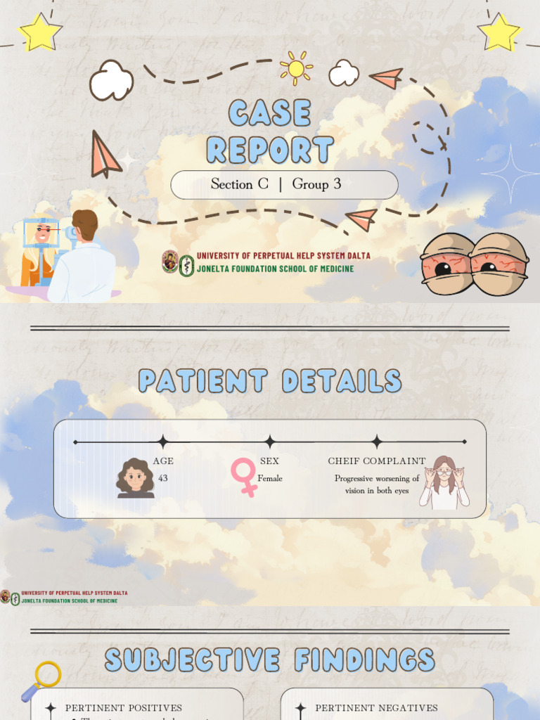 Case Report.pdf | PDF | Glaucoma | Human Eye