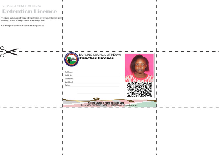 VALLARY Reg Retention Licence 940083205 | PDF