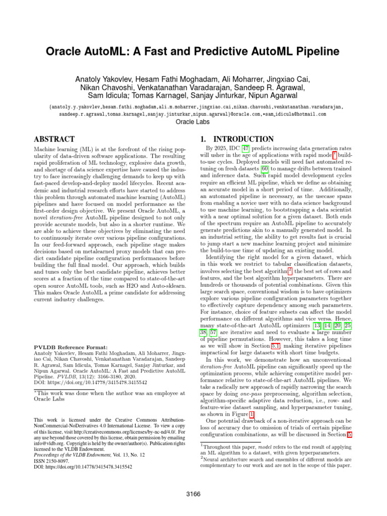 14 Oracle AutoML | PDF | Sampling (Statistics) | Machine Learning