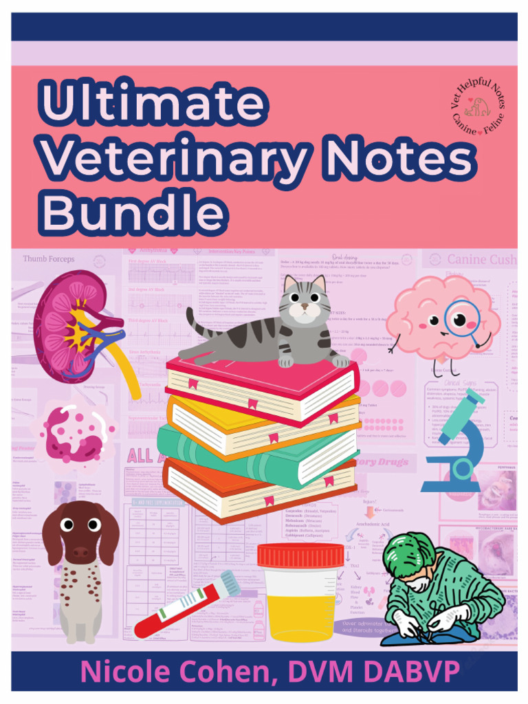 Ultimate Veterinary Notes Bundle (VetBooks - Ir) | PDF | Pancreas | Ounce