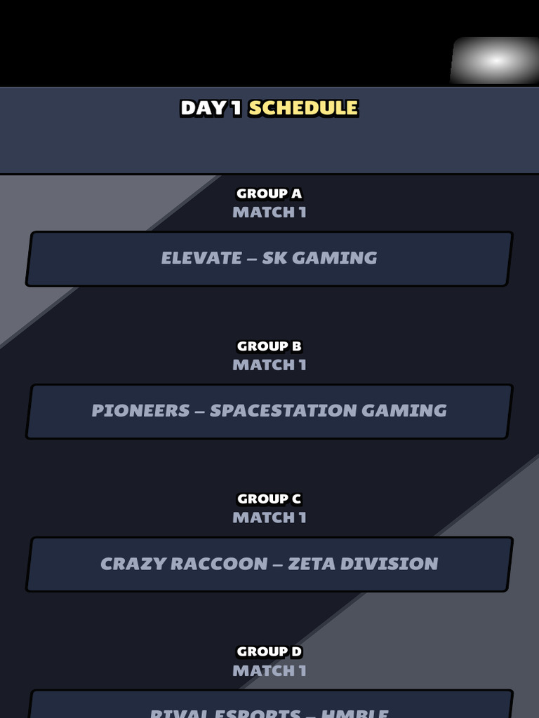 Brawl Stars World Finals 2024 Schedule | PDF