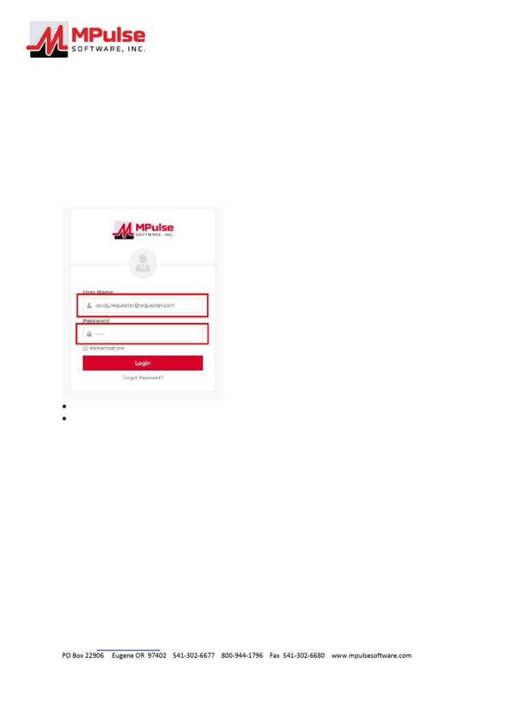 Submit Maintenance Requests in MPulse | PDF