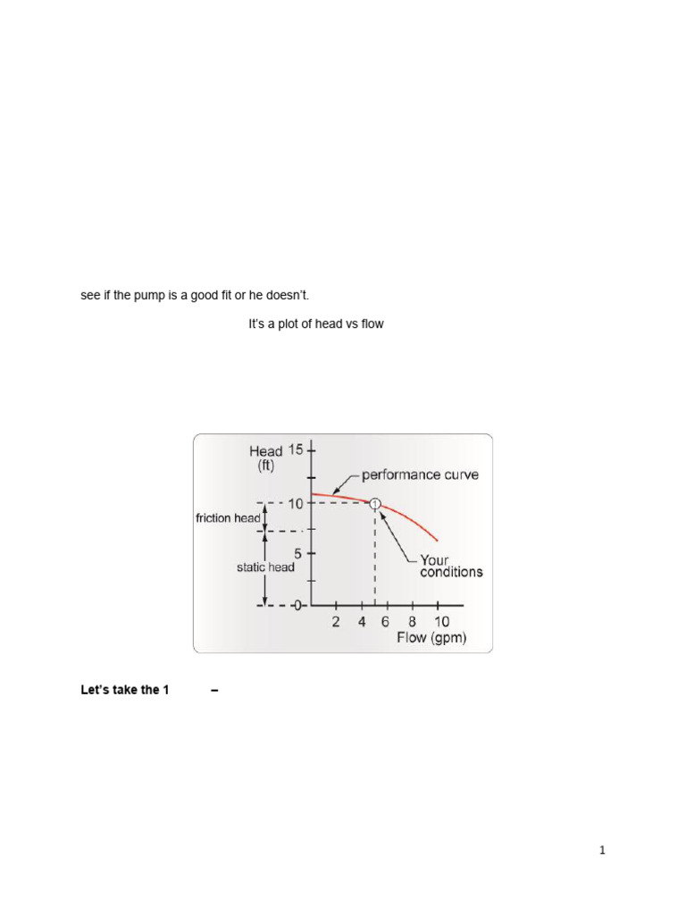 How To Select A Pump Pdf Pump Flow Measurement