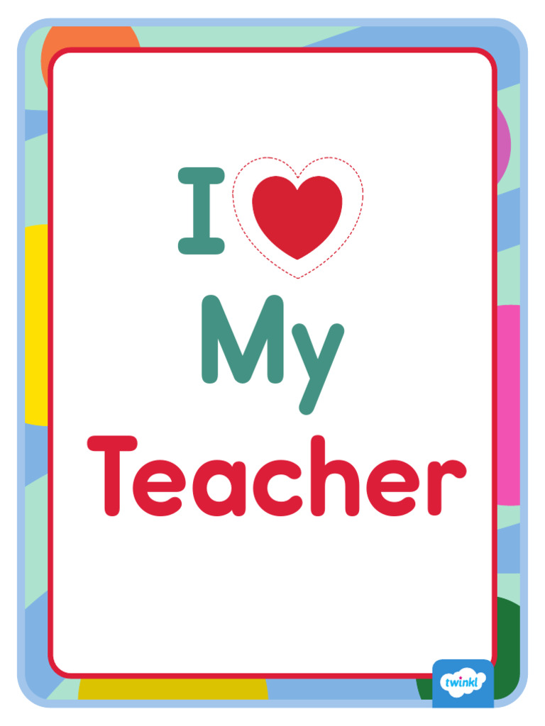Color Teacher Appreciation Display Posters | PDF