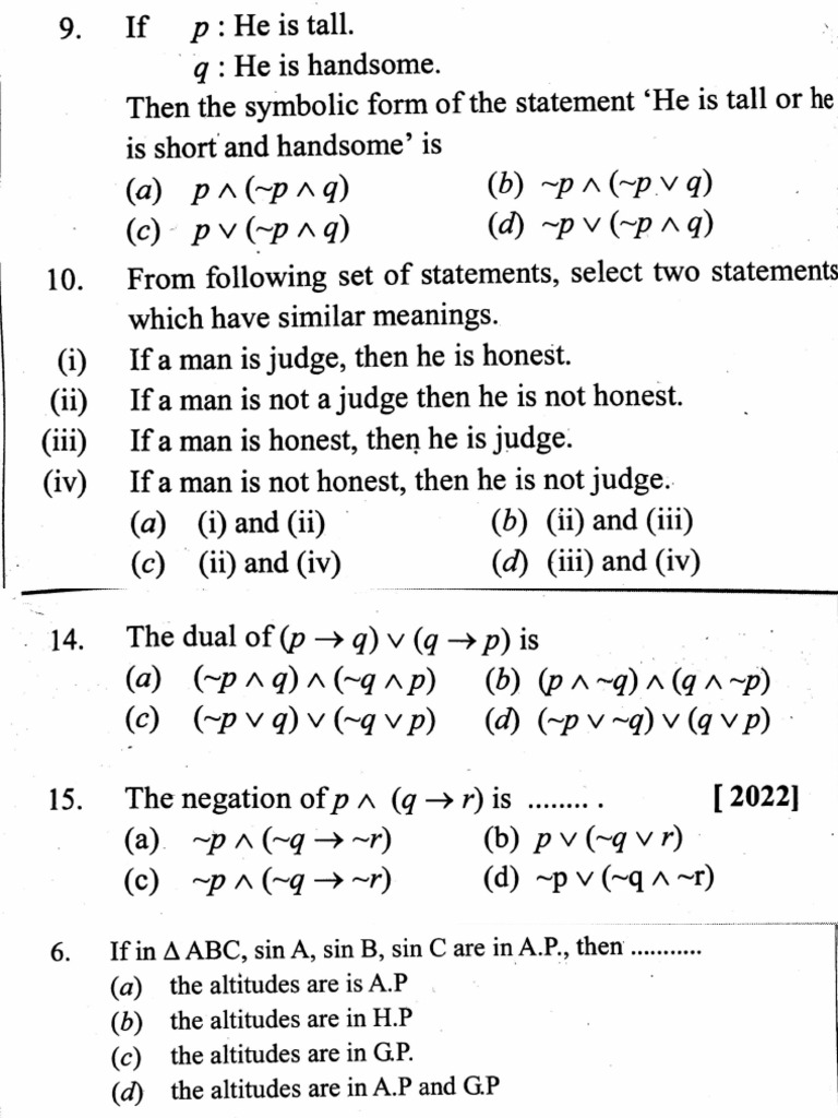 12th Maths Part 2 Question Bank | PDF