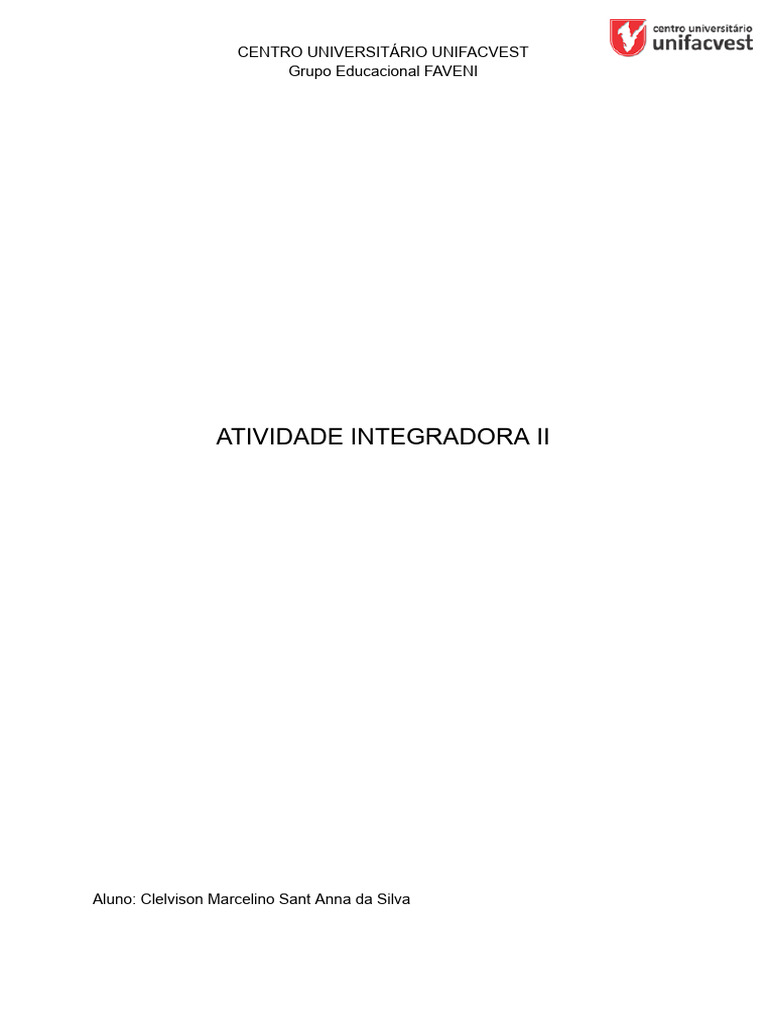 Atividade Integradora II | PDF | Custo | Economias