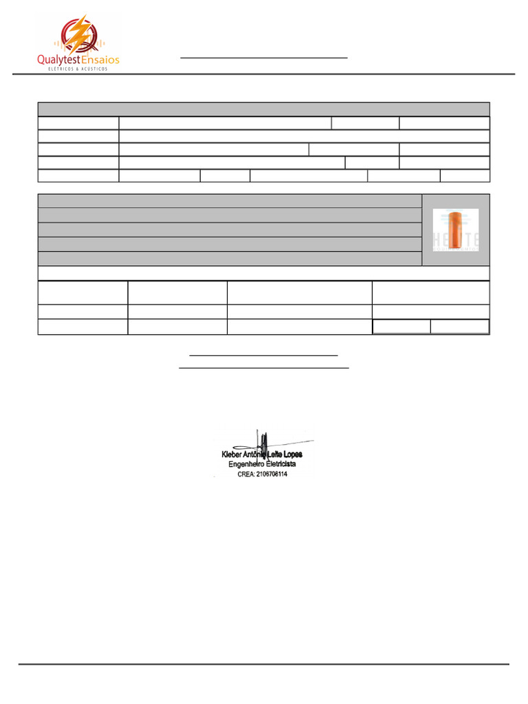 Laudo_Cobertura_Rigida_Circular_1200mm_21342_2024_1192 | PDF | Eletricidade | Engenharia