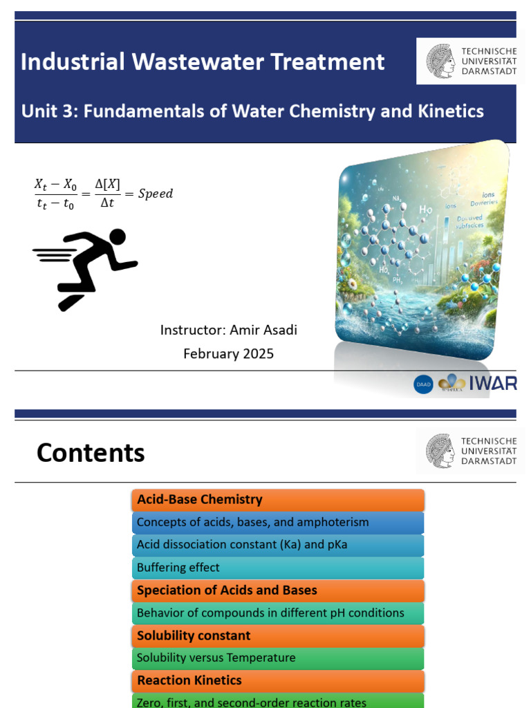 03-Fundamentals of Water Chemistry and Kinetics | PDF | Solubility | Acid