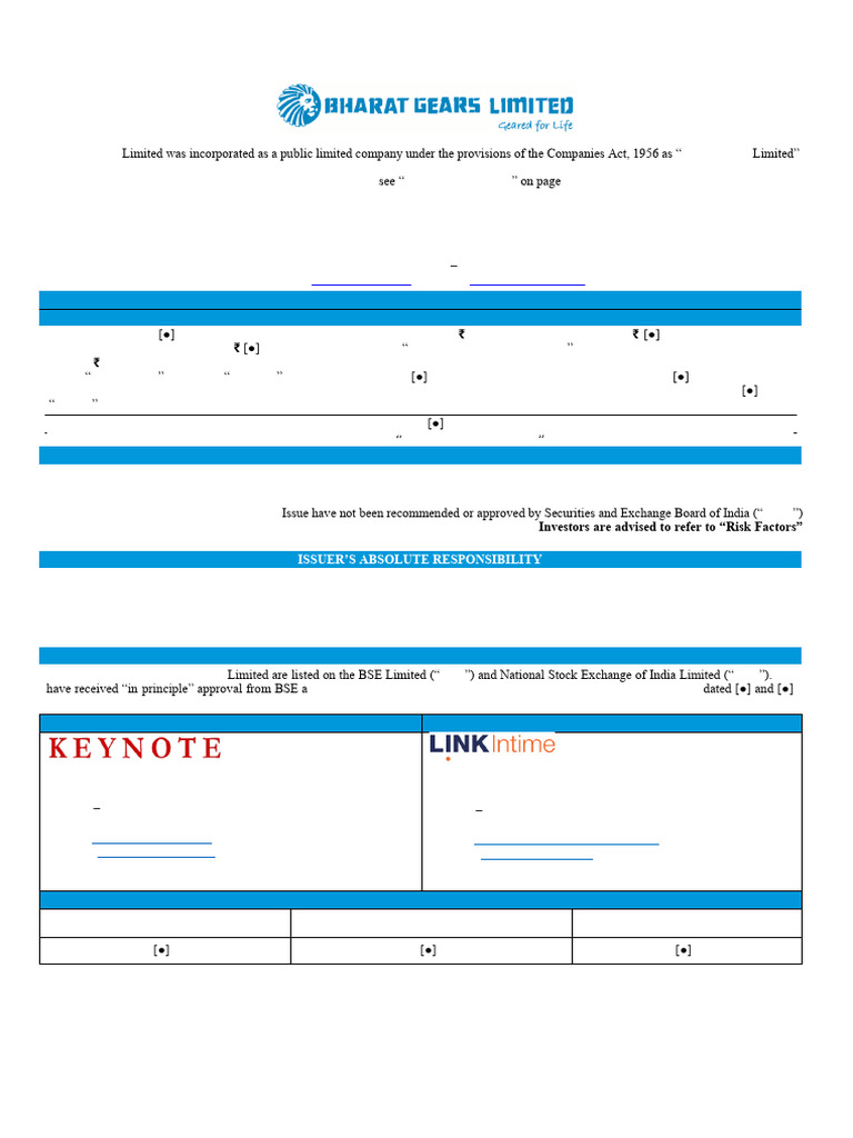 DLOF-BGL Final - 20210914145049 | PDF | Stocks | Securities (Finance)