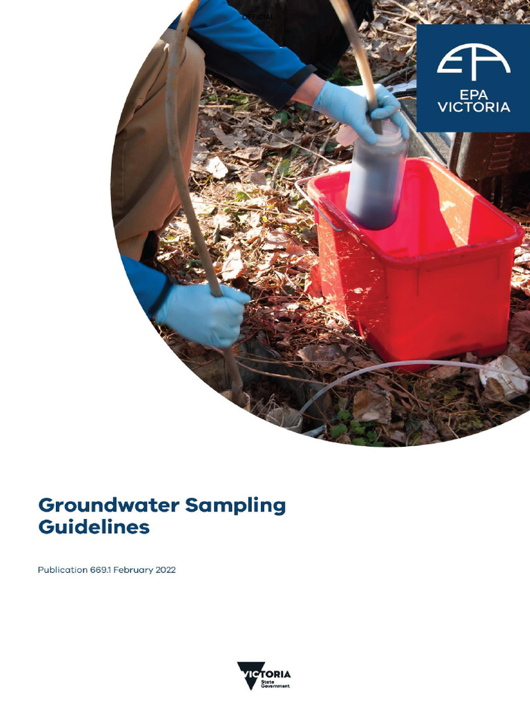 669 1 - Groundwater Sampling Guidelines | PDF | Hydrogeology | Groundwater