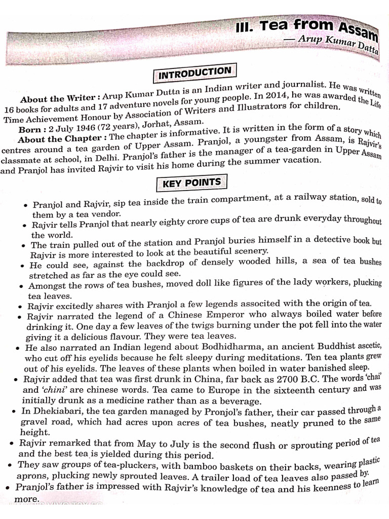 Tea From Assam | PDF