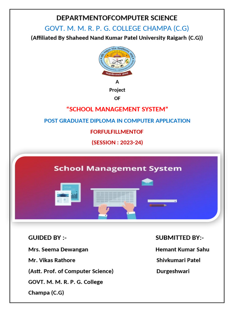 School Project Main | PDF | C++ | Object Oriented Programming