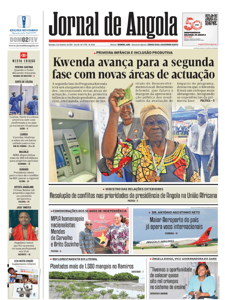 (20250202-AO) Jornal de Angola | PDF